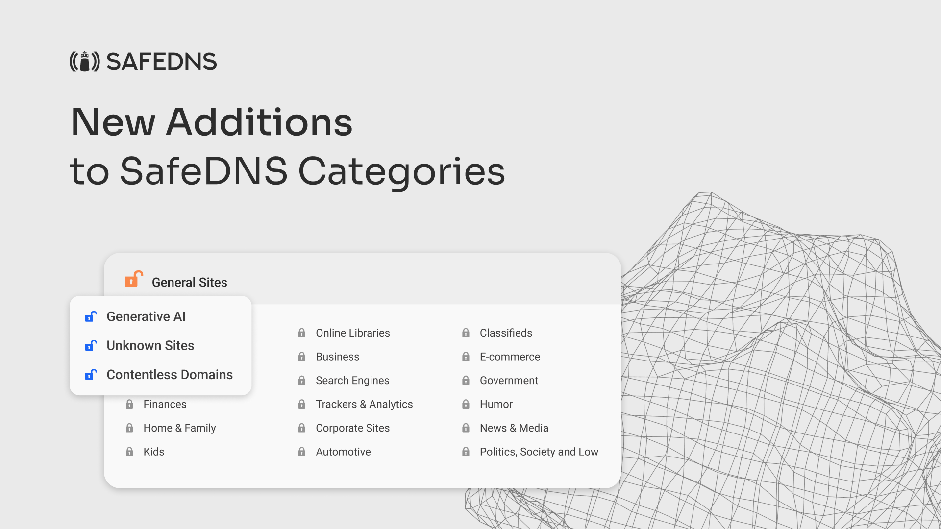 New Additions To SafeDNS Categories